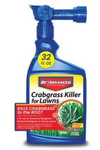 bioadvanced 704115a crabgrass lawns with weed killer, 32 oz, ready-to-spray