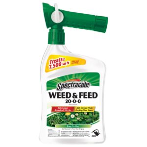 spectracide weed and feed 20-0-0 32 ounces, with quickflip hose-end sprayer (6 pack)