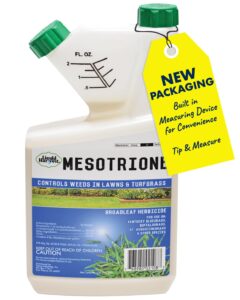 liquid harvest mesotrione - 32oz - mesotrione concentrate (compare to tenacity) - pre and post-emergent weed killer for lawn and turf grasses