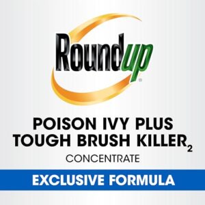 Roundup Poison Ivy Plus Tough Brush Killer₂ Concentrate, Visible Results in Hours, 32 fl. oz.