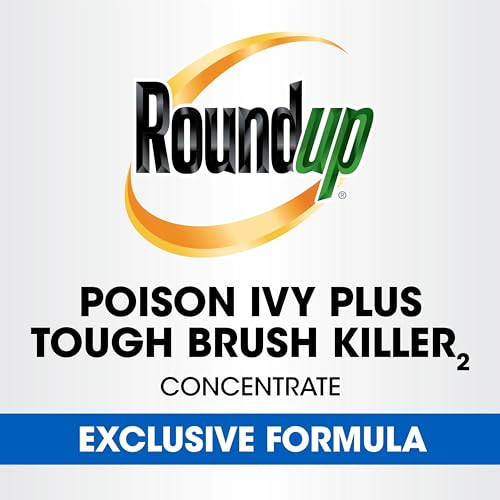 Roundup Poison Ivy Plus Tough Brush Killer₂ Concentrate, Visible Results in Hours, 32 fl. oz.