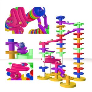 WEofferwantYOUwant Super Ball Drop with Large Balls and Ramp Tracks. Marble Run Baby Learning Development Activity Toy, Birthday Gift, Educational Fun for Kids, for Ages 10 Months and Up