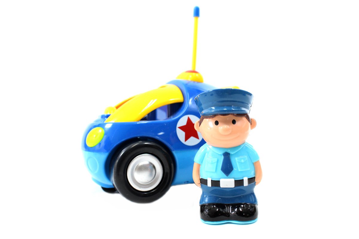 PowerTRC Cartoon Remote Control Cars and Planes Radio Remote Control with Music and Sound | Red, Blue and Yellow Toy for Baby Kids Removable Driver Pilot