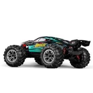 MIEBELY RC Cars 1:16 Scale All Terrain 4x4 Remote Control Car for Adults & Kids,40+ KM/H Waterproof Off-Road RC Trucks,High Speed Electronic 2.4Ghz Radio Controller,2 Batteries,2 Car Bodies (green)