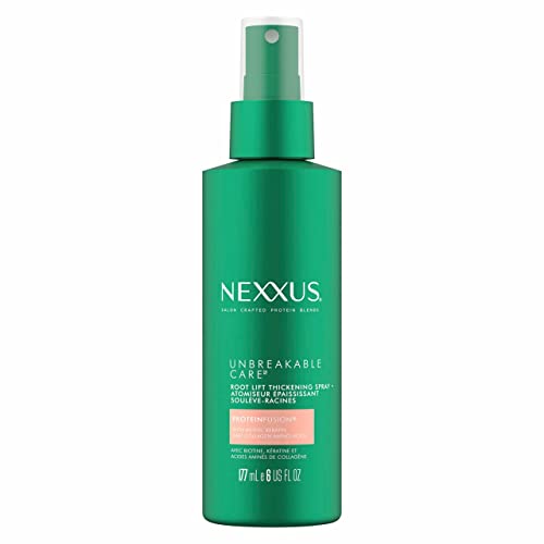 Nexxus Root Lift Thickening Spray Unbreakable Care with ProteinFusion Blend of Biotin, Keratin & Collagen Amino Acids, 6 oz