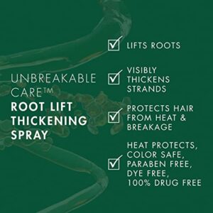 Nexxus Root Lift Thickening Spray Unbreakable Care with ProteinFusion Blend of Biotin, Keratin & Collagen Amino Acids, 6 oz