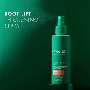 Nexxus Root Lift Thickening Spray Unbreakable Care with ProteinFusion Blend of Biotin, Keratin & Collagen Amino Acids, 6 oz