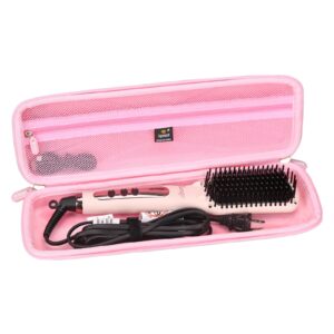 aproca hard storage travel case, for l'ange hair le vite hair straightener brush