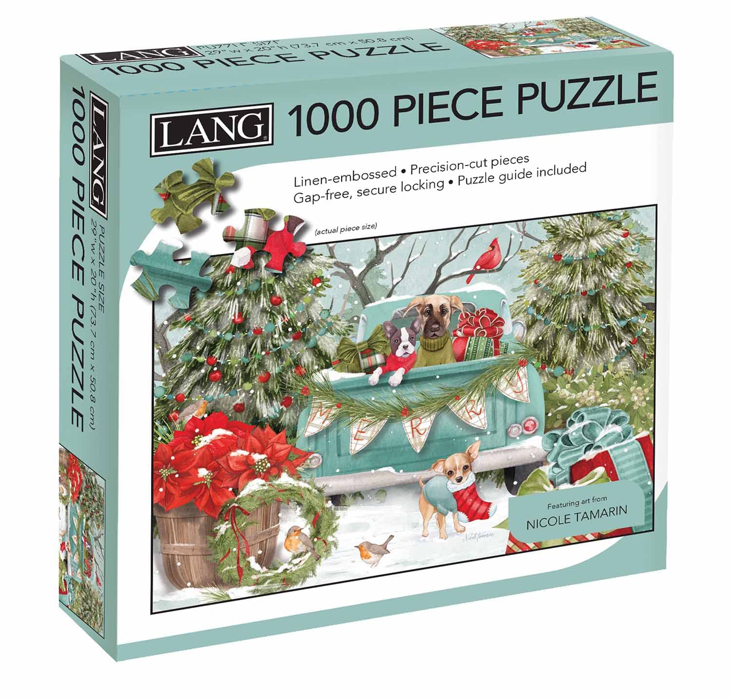 LANG Merry Dogs Puzzle - 1000 Pc (5038061)