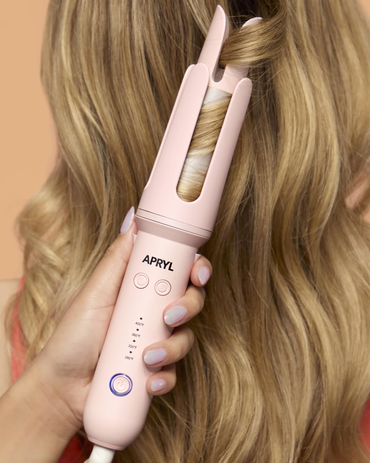 Automatic Curling Iron – Hair Curler Wand Rotating – Professional Ceramic 1.25 Inch Long Barrel Hair Curler – Fast Self Spinning Styling – Dual Voltage & Anti-Scald – 4 Temperature & Auto Timer