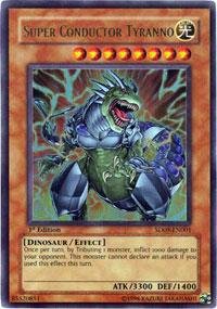 yu-gi-oh! - super conductor tyranno (sd09-en001) - structure deck 9: dinosaur's rage - 1st edition - ultra rare