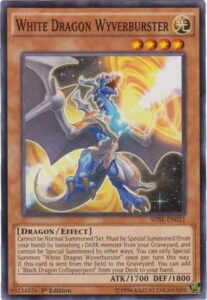 yu-gi-oh! - white dragon wyverburster (sdse-en022) - structure deck: synchron extreme - 1st edition - common