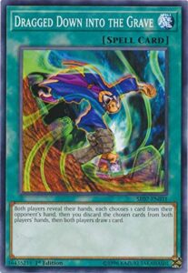 yu-gi-oh! - dragged down into the grave - sr07-en031 - common - 1st edition - structure deck: zombie horde