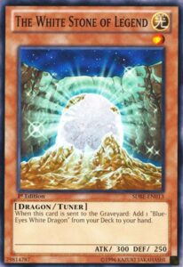 yu-gi-oh! - the white stone of legend (sdbe-en013) - structure deck: saga of blue-eyes white dragon - 1st edition - common