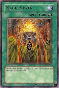 yu-gi-oh! - mage power (sdsc-en027) - structure deck spellcasters command - 1st edition - common