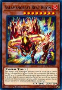 yu-gi-oh! - salamangreat beat bison - sdsb-en006 - common - 1st edition - structure deck: soulburner