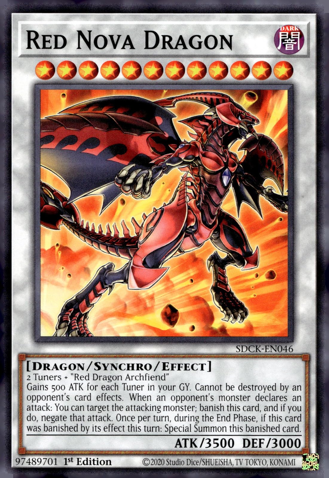 Red Nova Dragon - SDCK-EN046 - Common - 1st Edition