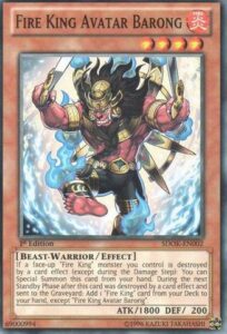 yu-gi-oh! - fire king avatar barong (sdok-en002) - structure deck: onslaught of the fire kings - 1st edition - common