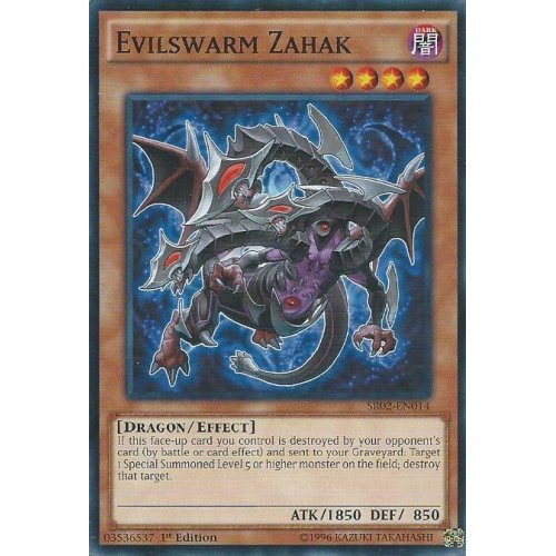 Yu-Gi-Oh! - Evilswarm Zahak (SR02-EN014) - Structure Deck: Rise of The True Dragons - Edition - Common