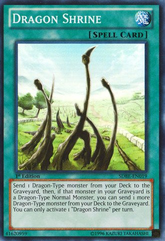 Yu-Gi-Oh! - Dragon Shrine (SDBE-EN019) - Structure Deck: Saga of Blue-Eyes White Dragon - Unlimited Edition - Super Rare