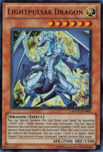 yu-gi-oh! - lightpulsar dragon (sddc-en001) - structure deck: dragons collide - unlimited edition - ultra rare