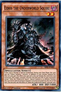 yu-gi-oh! - eidos the underworld squire (sr01-en002) - structure deck: emperor of darkness - unlimited edition - super rare