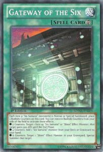 yu-gi-oh! - gateway of the six (sdwa-en029) - structure deck: samurai warlords - 1st edition - common