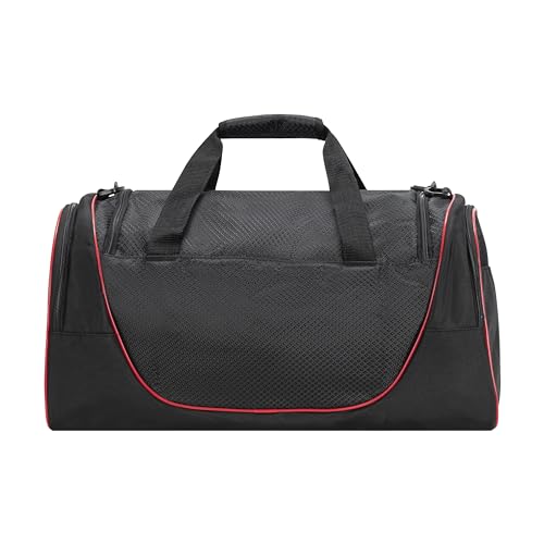 PUMA Evercat Contender Duffel Bag, One Size, Black/Red