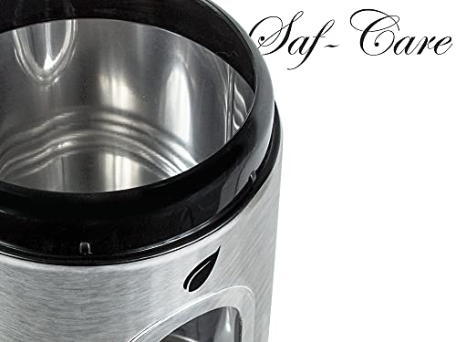 Self-Care Stainless Kitchen Canisters - Modern Kitchen Decoration of Canister Set with Multiple Preservation Purposes by Tight Sealed Lids, Good for Wedding Gifts Kitchen Canisters Set of 3(SC-001)