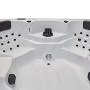 Luxury Spas Versalles 7 Person Hot Tub in Cloud Gray with Bluetooth