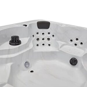 Luxury Spas Versalles 7 Person Hot Tub in Cloud Gray with Bluetooth