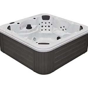 Luxury Spas Versalles 7 Person Hot Tub in Cloud Gray with Bluetooth