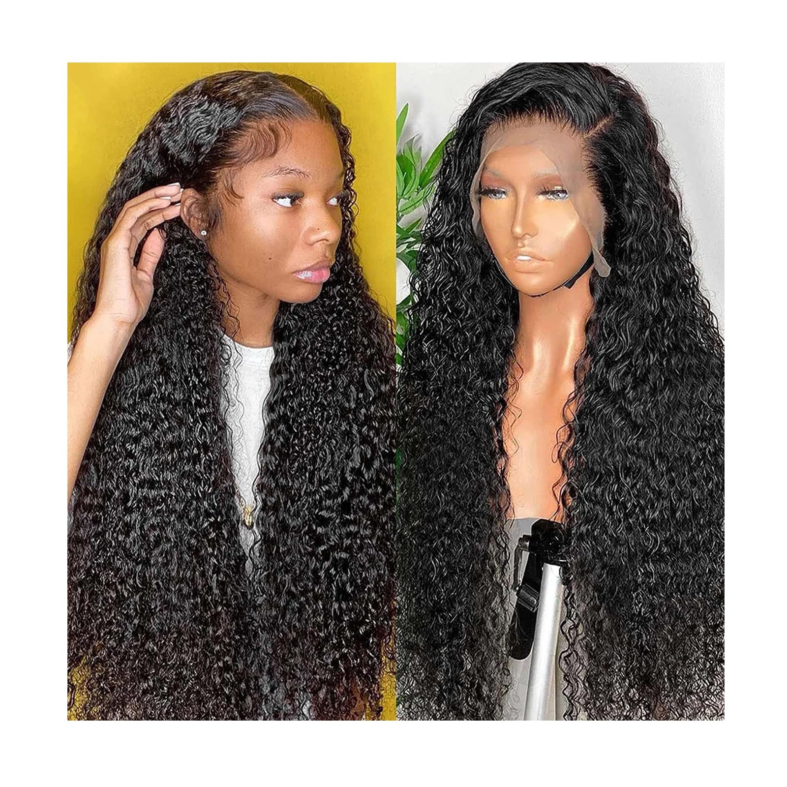 Sandistore Lace Front Wigs Human Hair Grade for Black Women Glueless Brazilian Wigs with Baby Hair Natural Looking