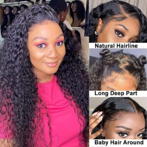 Sandistore Lace Front Wigs Human Hair Grade for Black Women Glueless Brazilian Wigs with Baby Hair Natural Looking