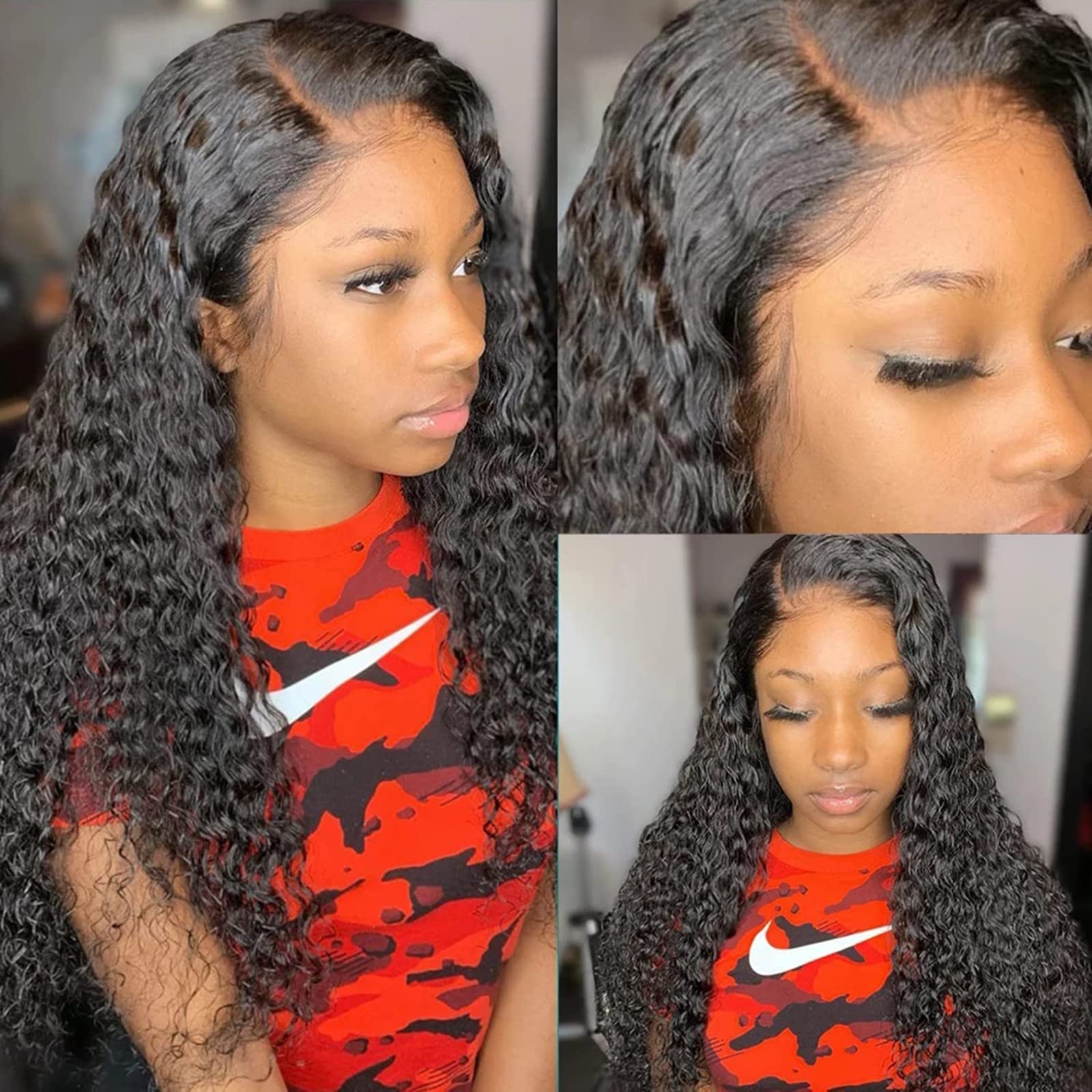 Sandistore Lace Front Wigs Human Hair Grade for Black Women Glueless Brazilian Wigs with Baby Hair Natural Looking