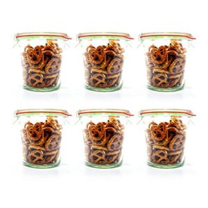 Weck 742 Mold Jar - .5 Liter, Set of 6