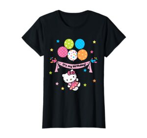 hello kitty "it's my birthday" tee shirt t-shirt