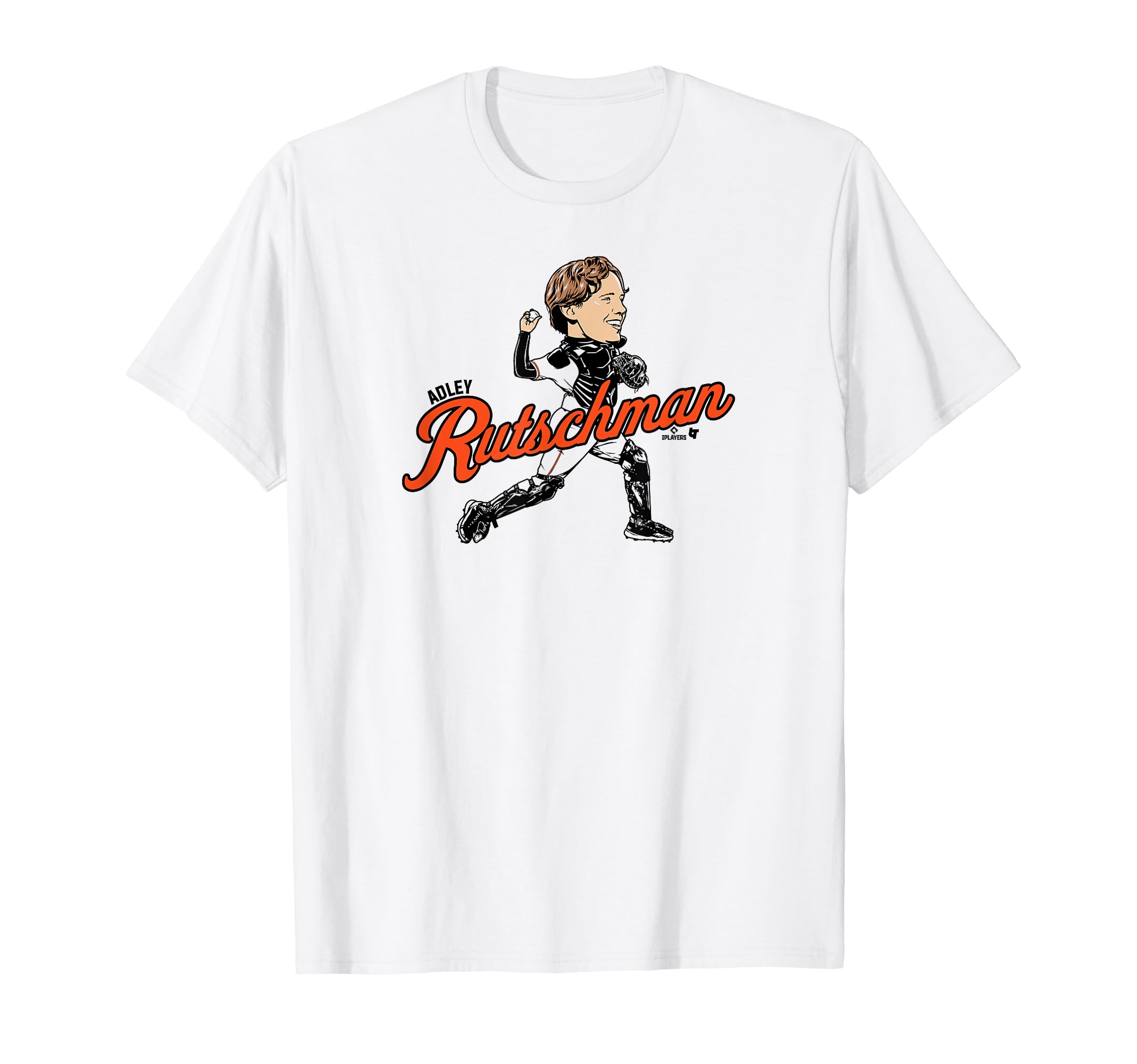 Adley Rutschman: Caricature - Baltimore Baseball T-Shirt