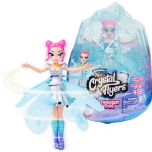 Hatchimals Pixies, Crystal Flyers Starlight Idol Magical Flying Pixie Toy Doll with Lights, Girls Gifts, Kids Toys for Girls Ages 6 and up