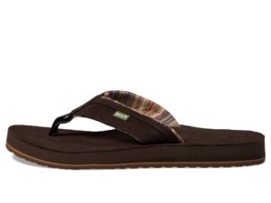 sanuk ziggy st suede brown 11 d (m)