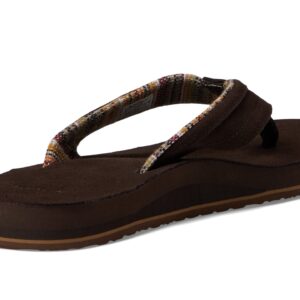 Sanuk Ziggy ST Suede Brown 11 D (M)