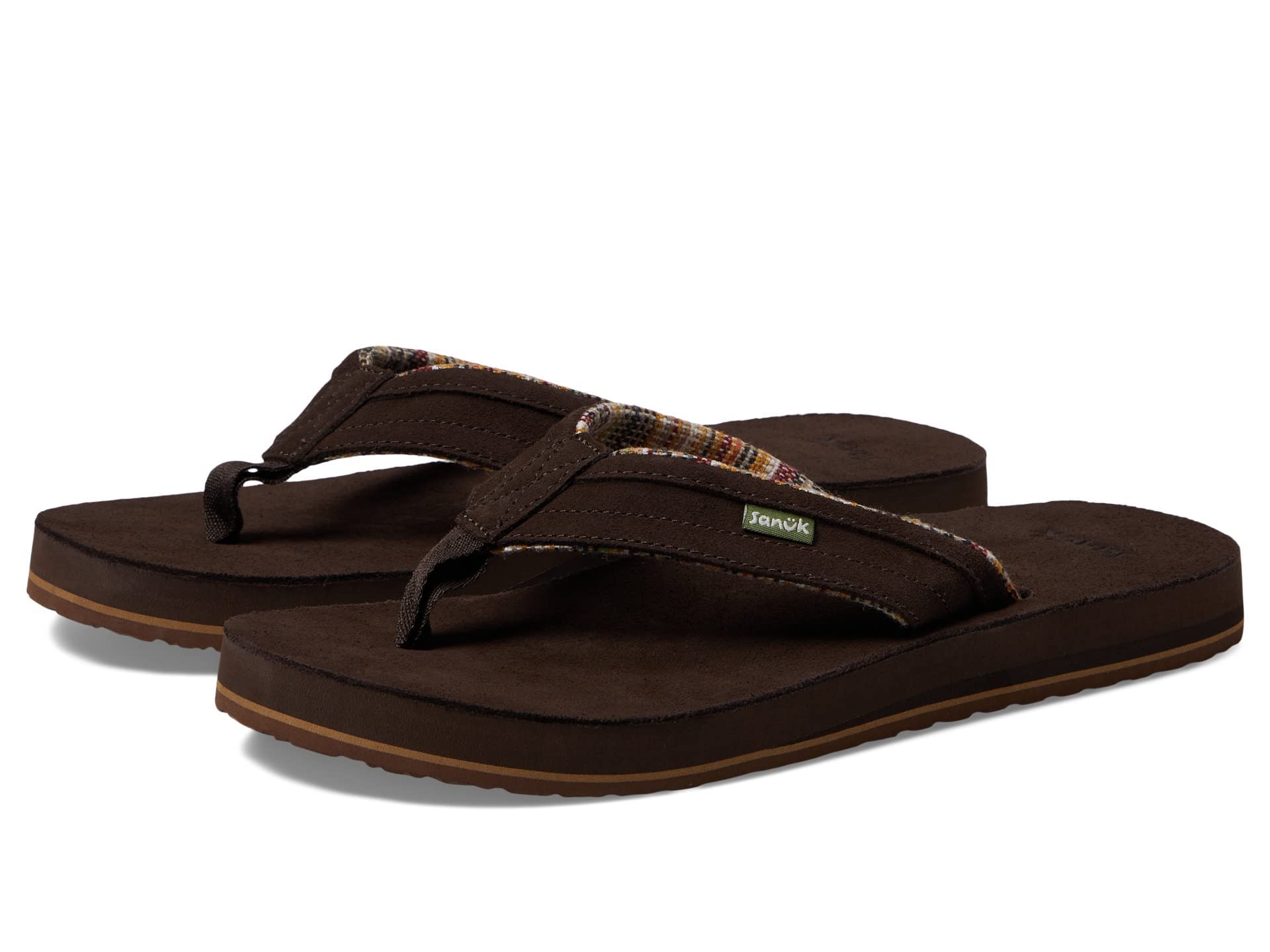 Sanuk Ziggy ST Suede Brown 11 D (M)