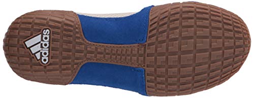 adidas Boy's Tech Fall 2.0 Wrestling Shoe, White/Royal Blue/Gum, 1.5 Little Kid