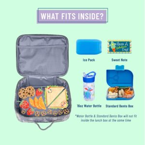 Wildkin Kids Insulated Lunch Box Bag for Boys & Girls, Reusable Kids Lunch Box is Perfect for Early Elementary Daycare School Travel, Ideal for Hot or Cold Snacks & Bento Boxes (Digital Camo)