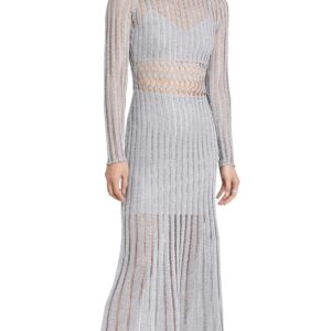 Significant Other Women's Adley Maxi Dress, Silver, 8