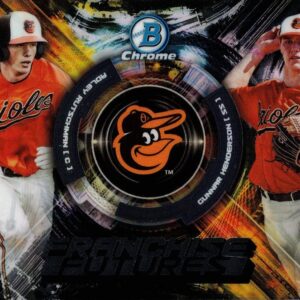 2019 Bowman Chrome Draft Picks Franchise Futures #FF-RH Adley Rutschman and Gunnar Henderson Baseball Card Orioles