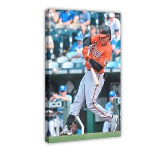 adley rutschman baseball playe99 canvas poster bedroom decor sports landscape office room decor gift frame:12x18inch(30x45cm)