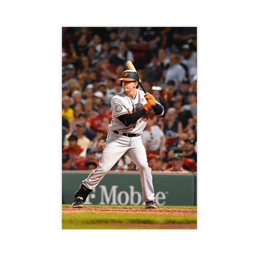 SELcoa Adley Rutschman Baseball Playe57 Canvas Poster Wall Art Decor Print Picture Paintings for Living Room Bedroom Decoration Unframe:16x24inch(40x60cm)