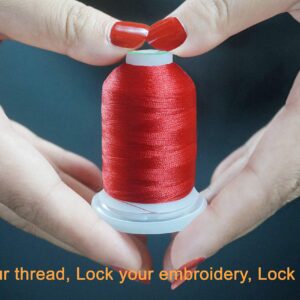 New brothread 80 Spools Polyester Embroidery Machine Thread Kit 1000M (1100Y) Each Spool - Colors Compatible with Janome and Robison-Anton Colors