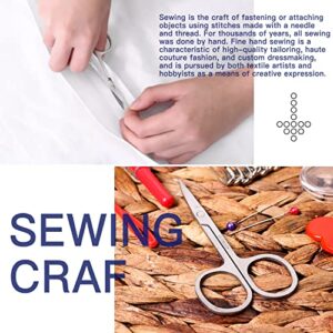 JUNING Sewing Kit with Case Portable Sewing Supplies for Home Traveler, Adults, Beginner, Emergency, Kids Contains Thread, Scissors, Needles, Measure etc